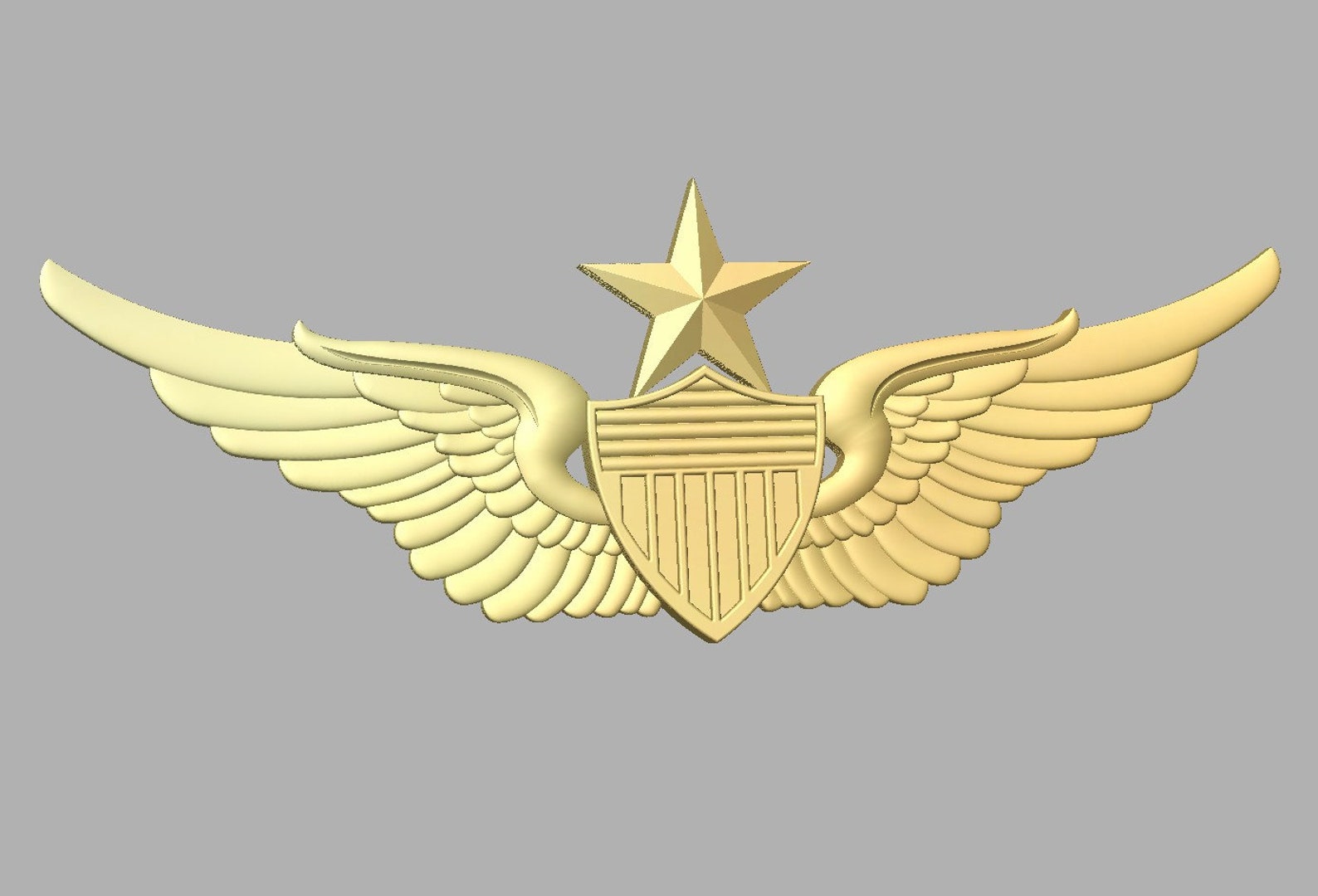 3d File CNC Model Aviator Wing Set Digital File Download - Etsy