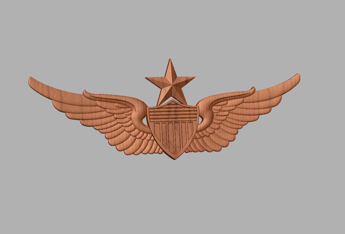 3d File CNC Model Aviator Wing Set Digital File Download - Etsy
