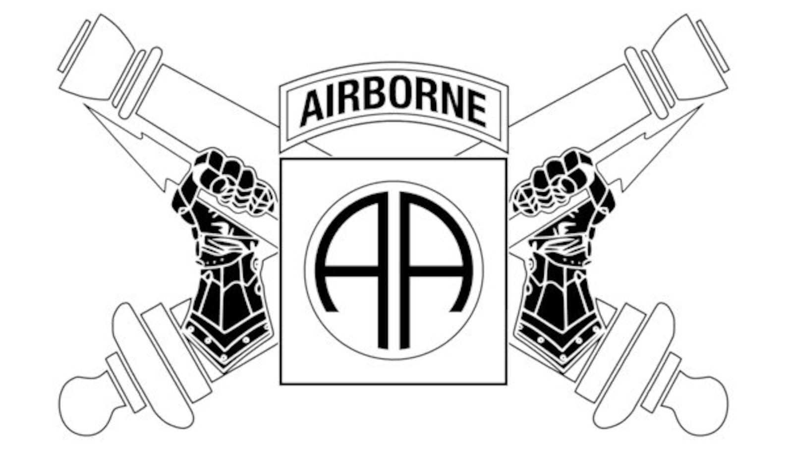 FIST 82nd Airborne Logo Vector DXF and SVG File Digital File Cricut ...