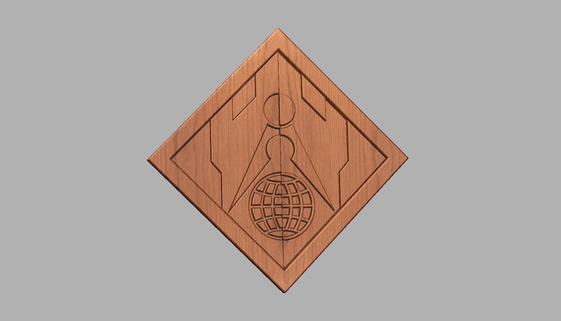 3d File CNC Model Corps of Engineers Patch | Etsy