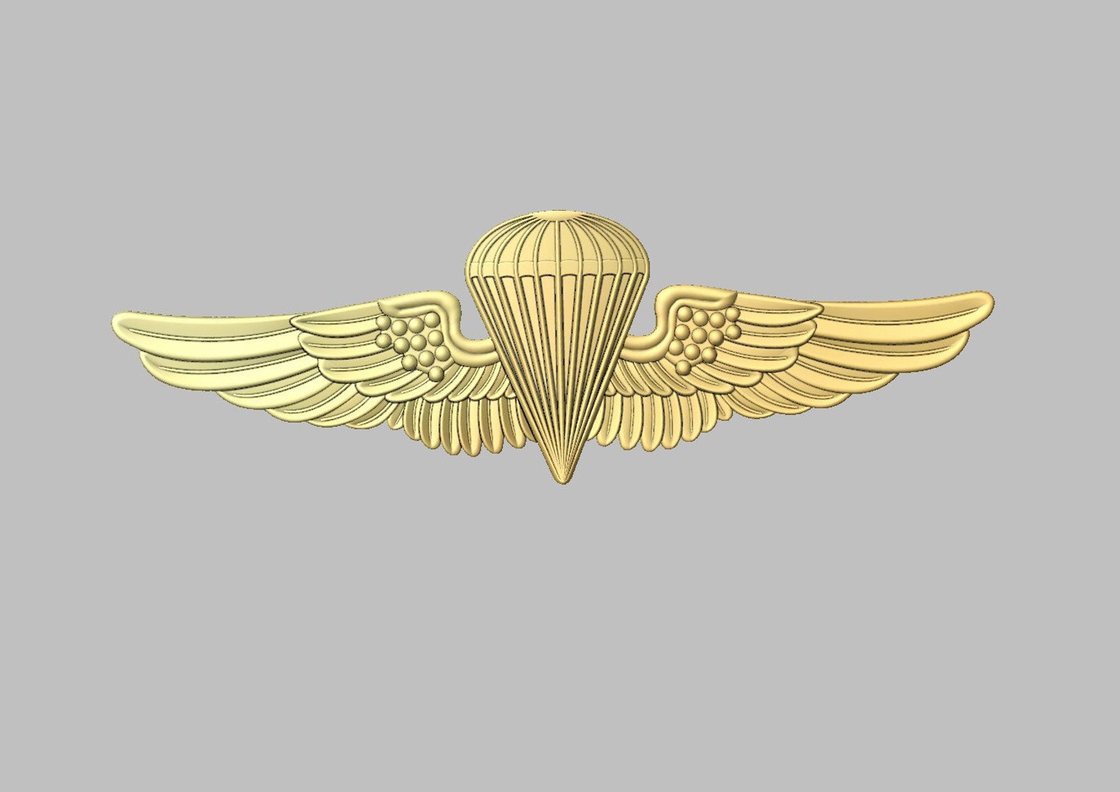 3d File CNC Model - USMC Jump Wings- Digital File Download - Not a ...
