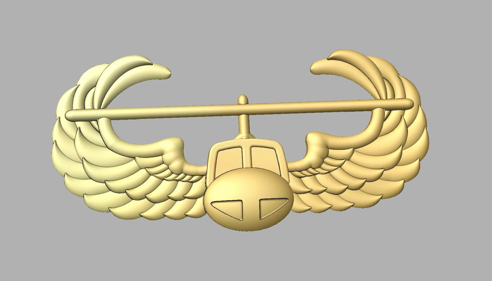 3d File CNC Model - Air Assault Badge- Digital File Download - Not a ...