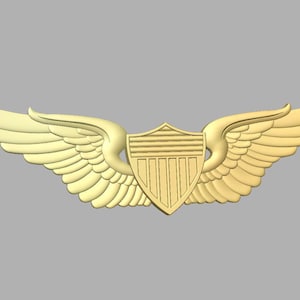 3d File CNC Model - Aviator Wing Set- Digital File Download - Not a ...