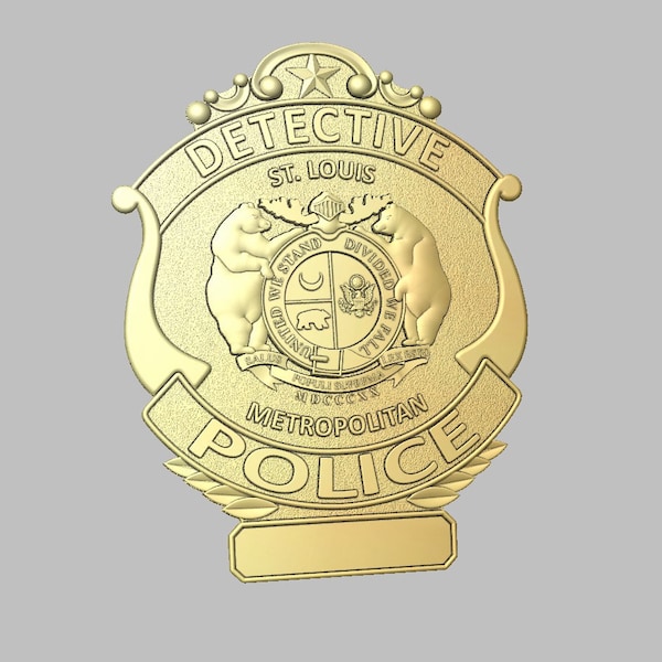 St. Louis Police Badge - Etsy