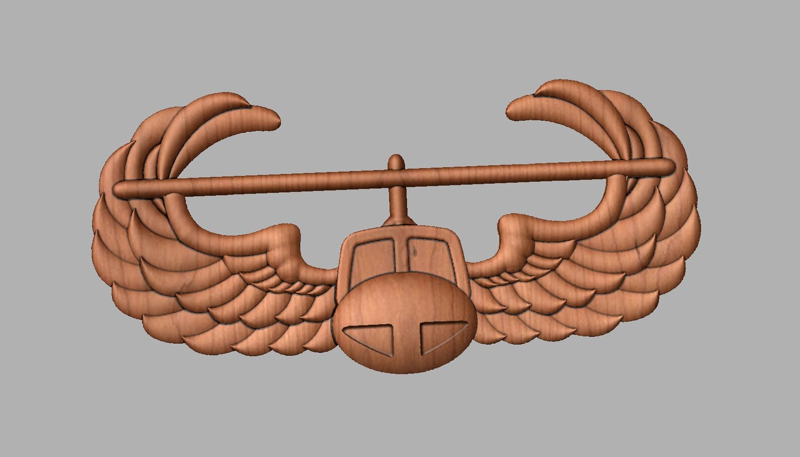 3d File CNC Model - Air Assault Badge- Digital File Download - Not a ...