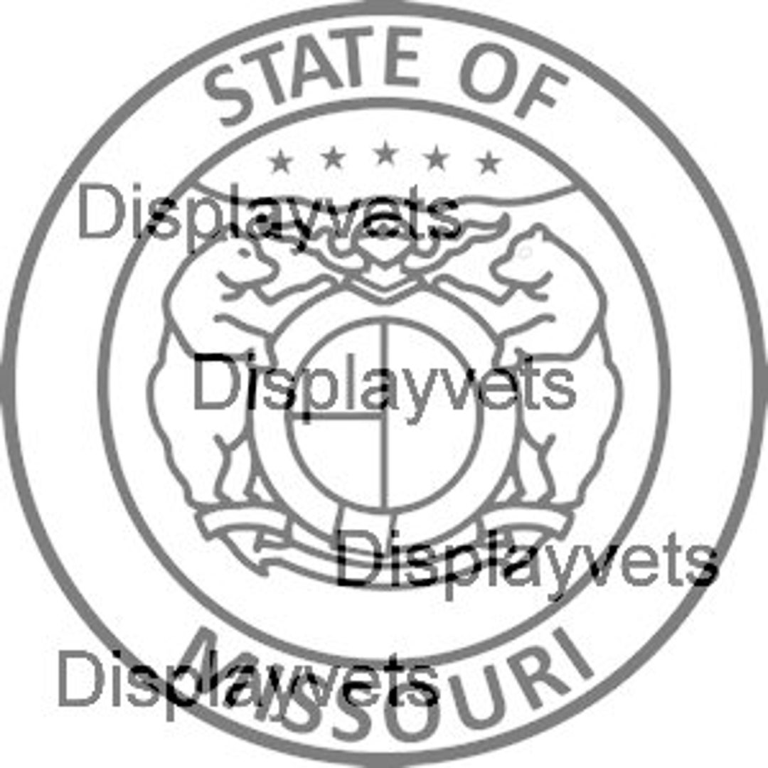 Simple Missouri Center Badge Logo Vector DXF, AI and SVG - Digital File ...