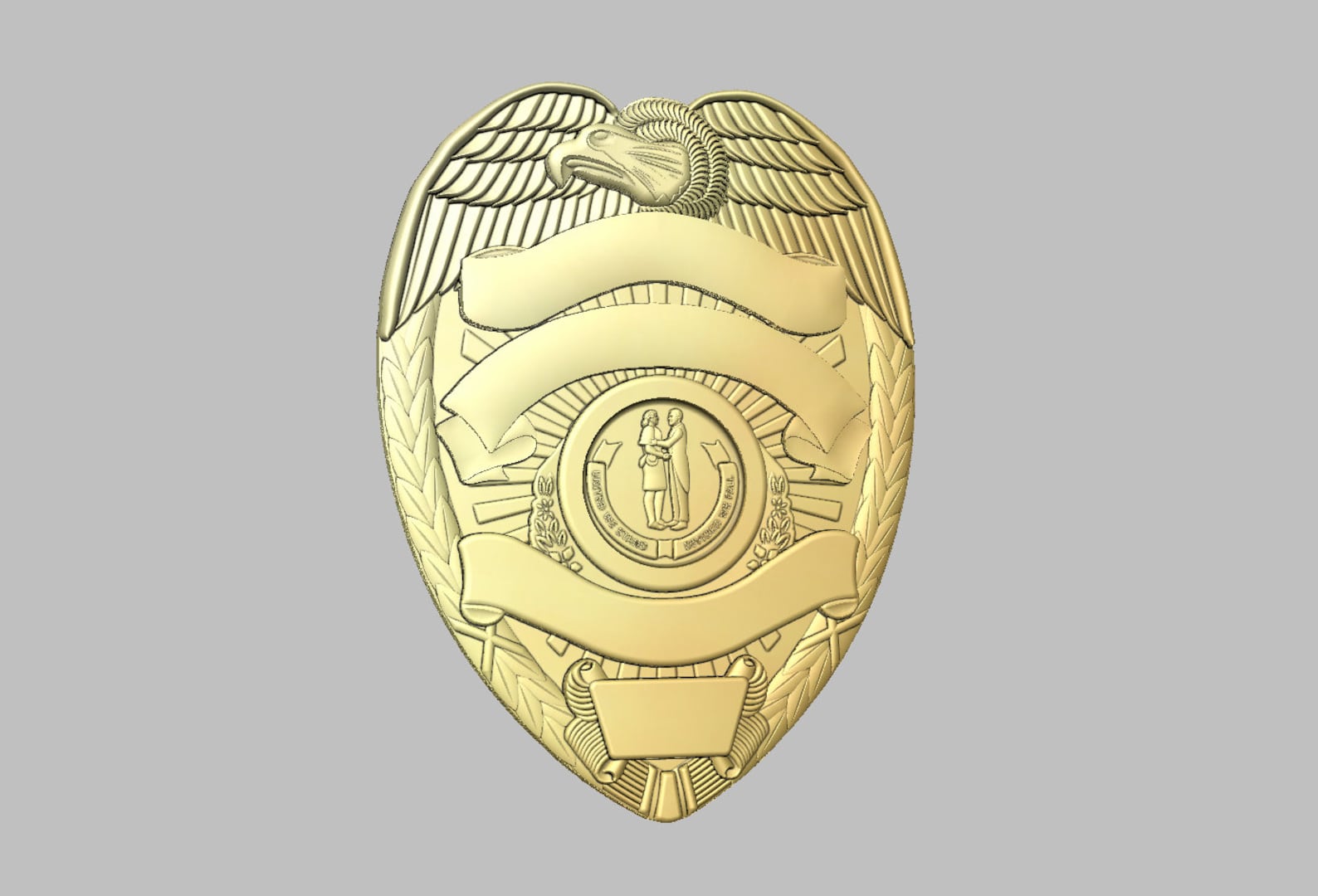 3d File CNC Model Police Kentucky State Police Badge | Etsy 3d File CNC Model Police Kentucky State Police Badge | Etsy