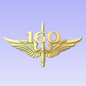 160th SOAR Logo 3d File CNC Model Digital File Download Not a Physical ...