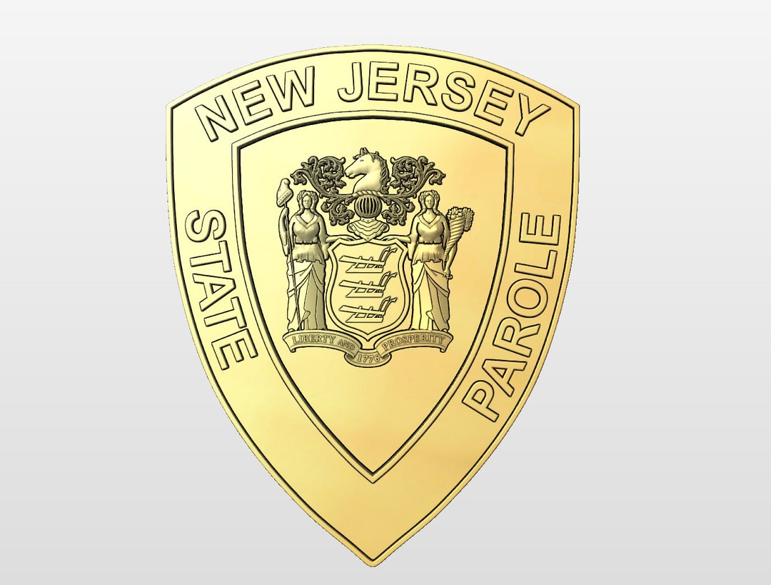 3d File CNC Model - Police - New Jersey State Police Patch - Digital ...