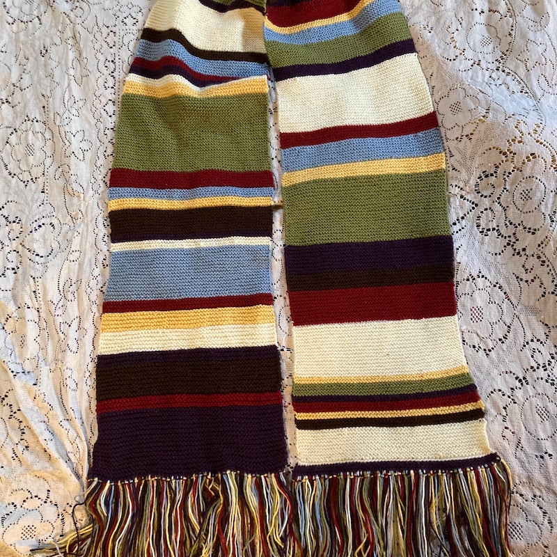 Tom Baker Scarf - Etsy
