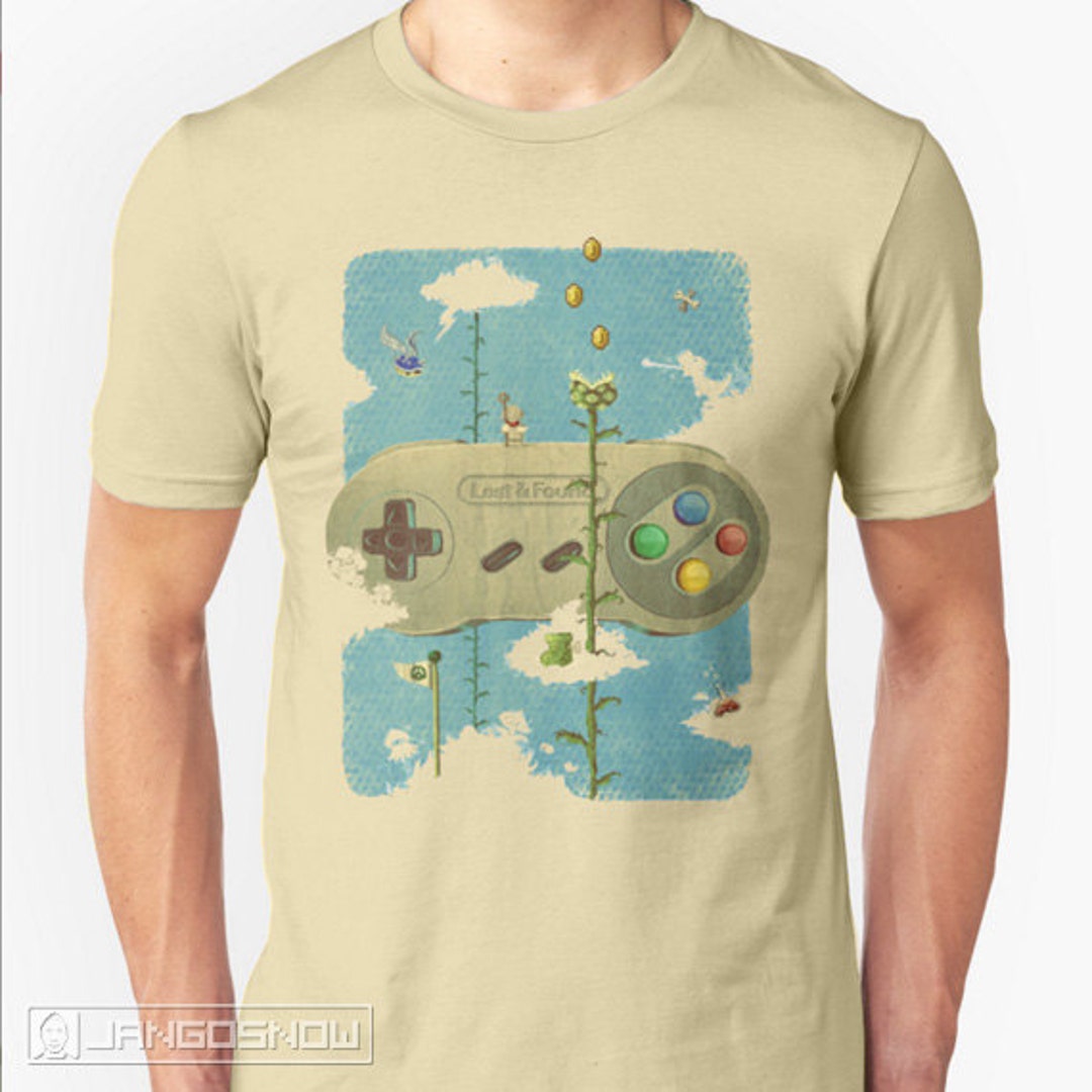 Lost & Found - Super Nintendo Retrogaming Tee - Etsy