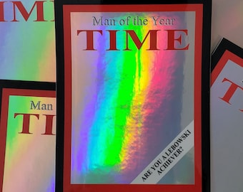 Man of the Year TIME Are You a Lebowski Achiever Sticker | Etsy