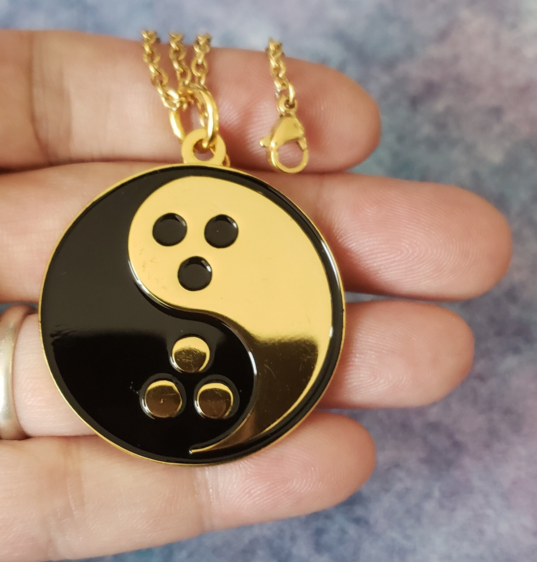 Gold Dudeism Dudeist Pendant - Etsy