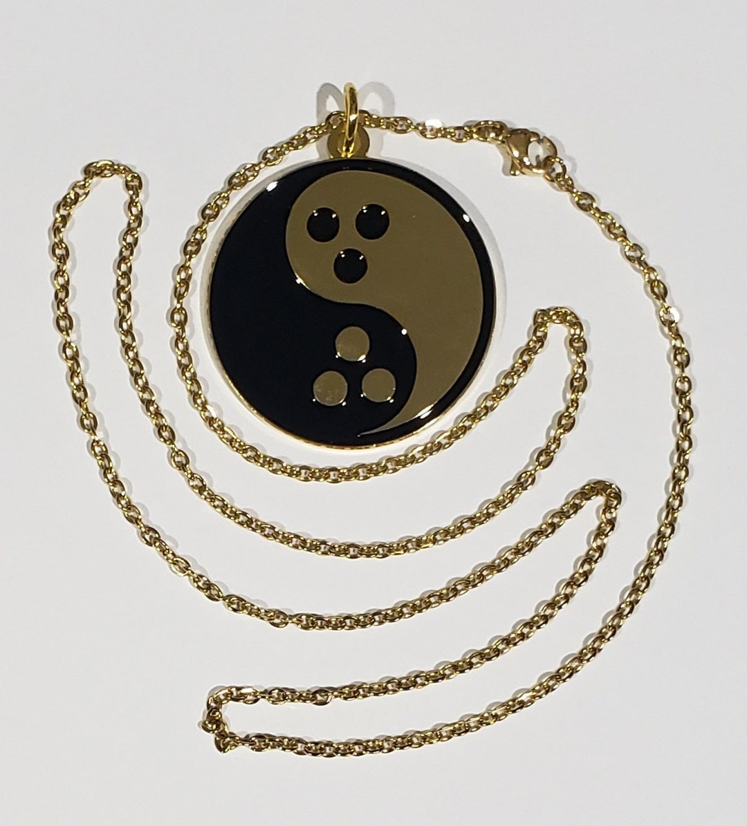Gold Dudeism Dudeist Pendant - Etsy