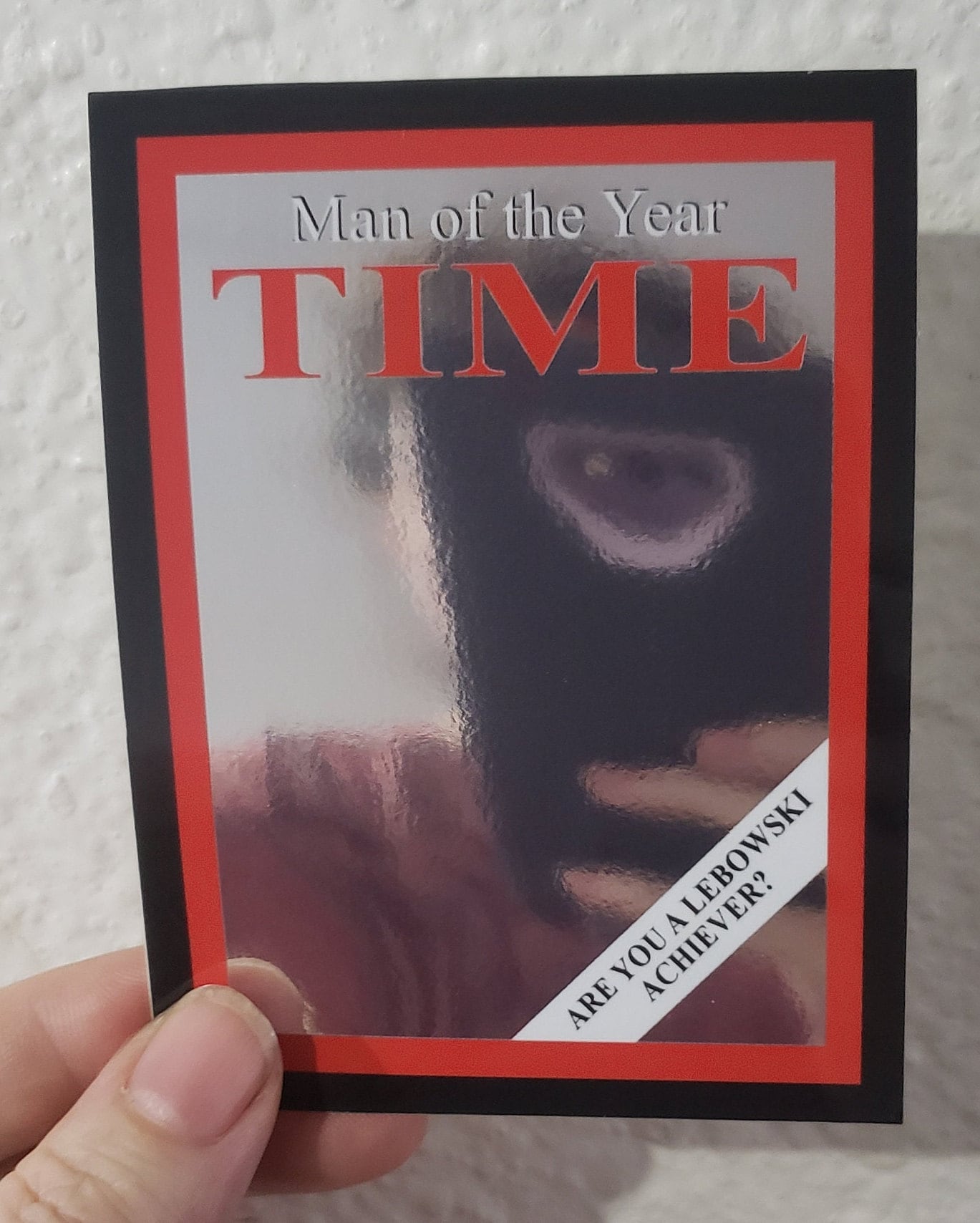 Man of the Year TIME Are You a Lebowski Achiever? Sticker - Etsy