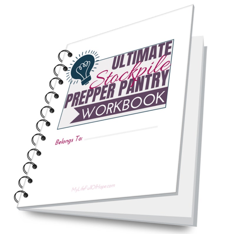 Ultimate Prepper Pantry Workbook | 37 Pages - How to Build A Prepper ...