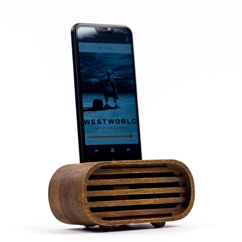 Wood Speaker for Iphone Passive Phone Amplifier Personalized | Etsy