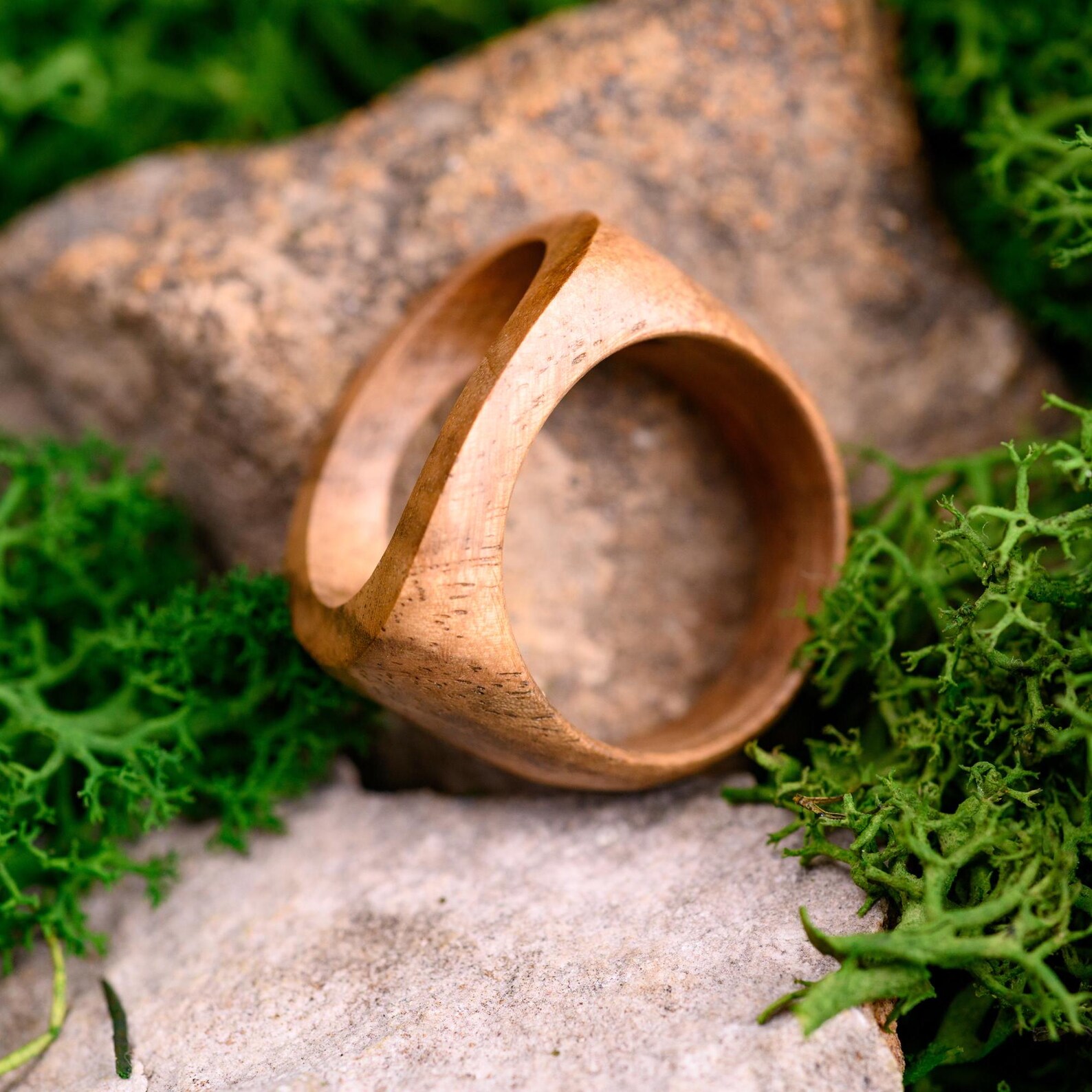 Walnut Wood Ring 5th Anniversary Gift - Wooden Rring Men Gift for ...