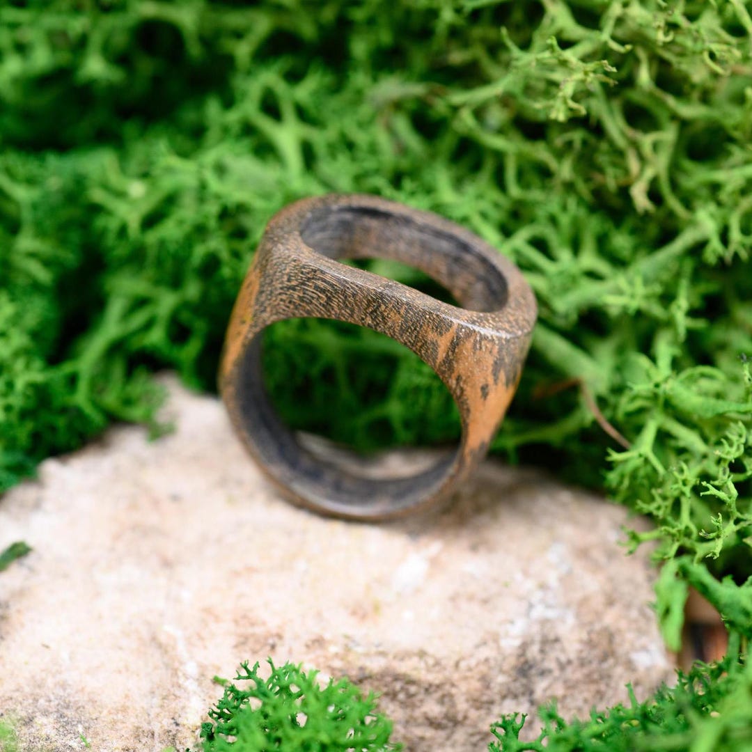 Walnut Wood Ring 5th Anniversary Gift Wooden Ring Promise Ring Gift for ...