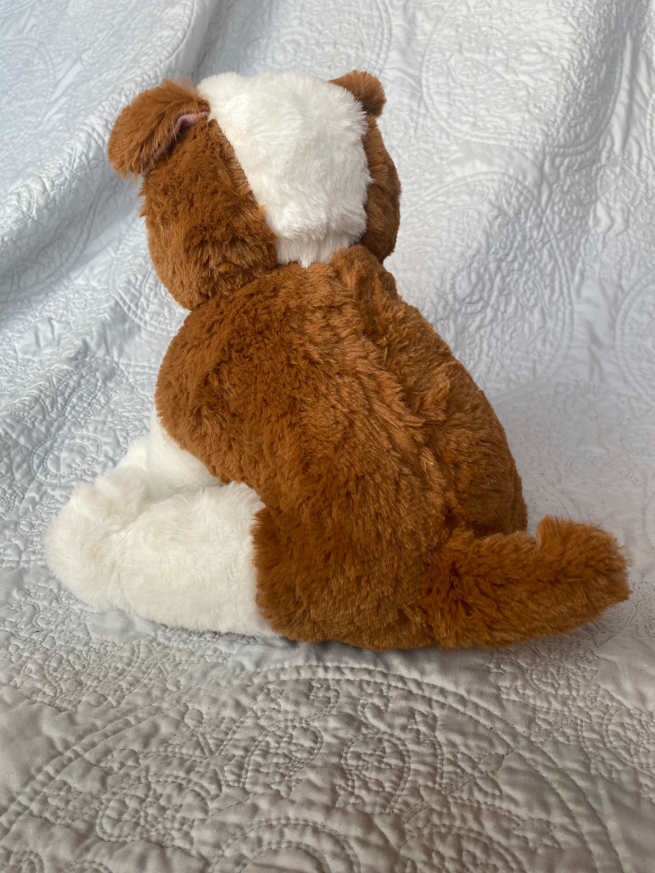 Weighted Stuffed Animal Weighted Bulldog Dog 16 up to | Etsy