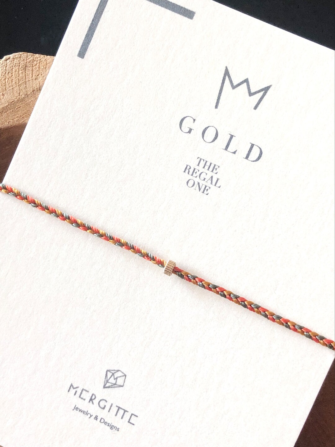 Solid Gold Bracelet, 14k Solid Gold String Bracelet, Friendship ...