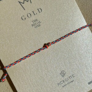 Solid Gold String Bracelet, Friendship Bracelet Solid Gold, 14kt Solid ...