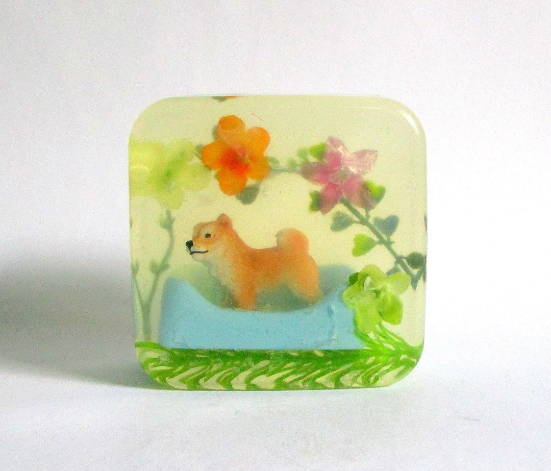 XXL Designer Soap "sweet Shiba Inu Puppy" With Gift Service Option - Etsy