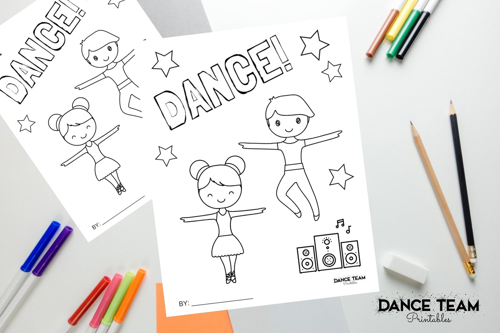 BOY DANCER - Dance Activity Printable, "dance!" - Coloring Page ...