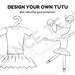 Dance Activity Printable - "design Your Own Tutu" - Summer Camp ...