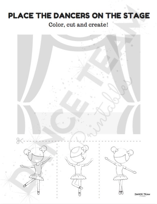 Mini Activity Book - Printable Dance Activities, Dance Camp Activities ...