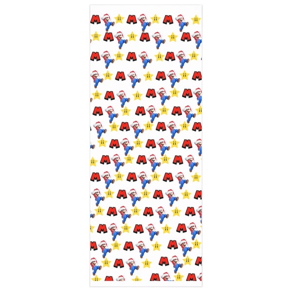 Mario Wrapping Paper - Etsy