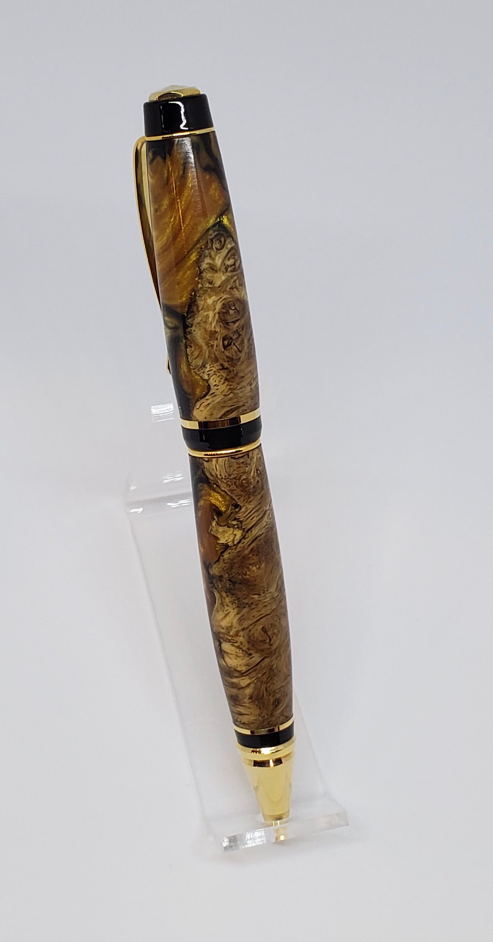 Beautiful Handcrafted Gold Fiji Fusion Cigar Pen
