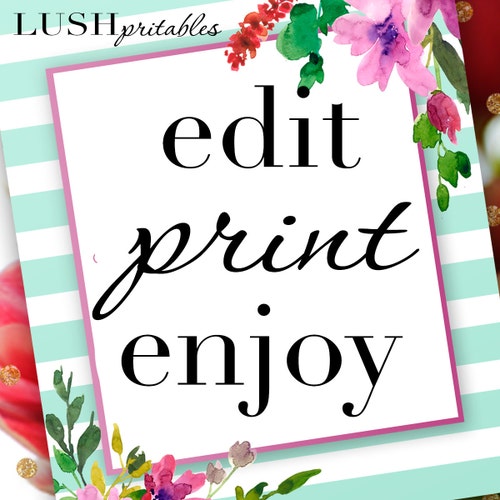 LushPrintables - Etsy
