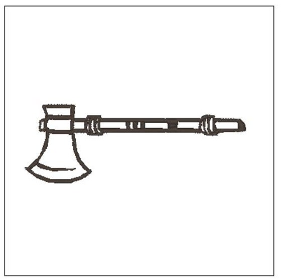 Tomahawk Native Boho Monogram Split Design Embroidery Pattern | Etsy