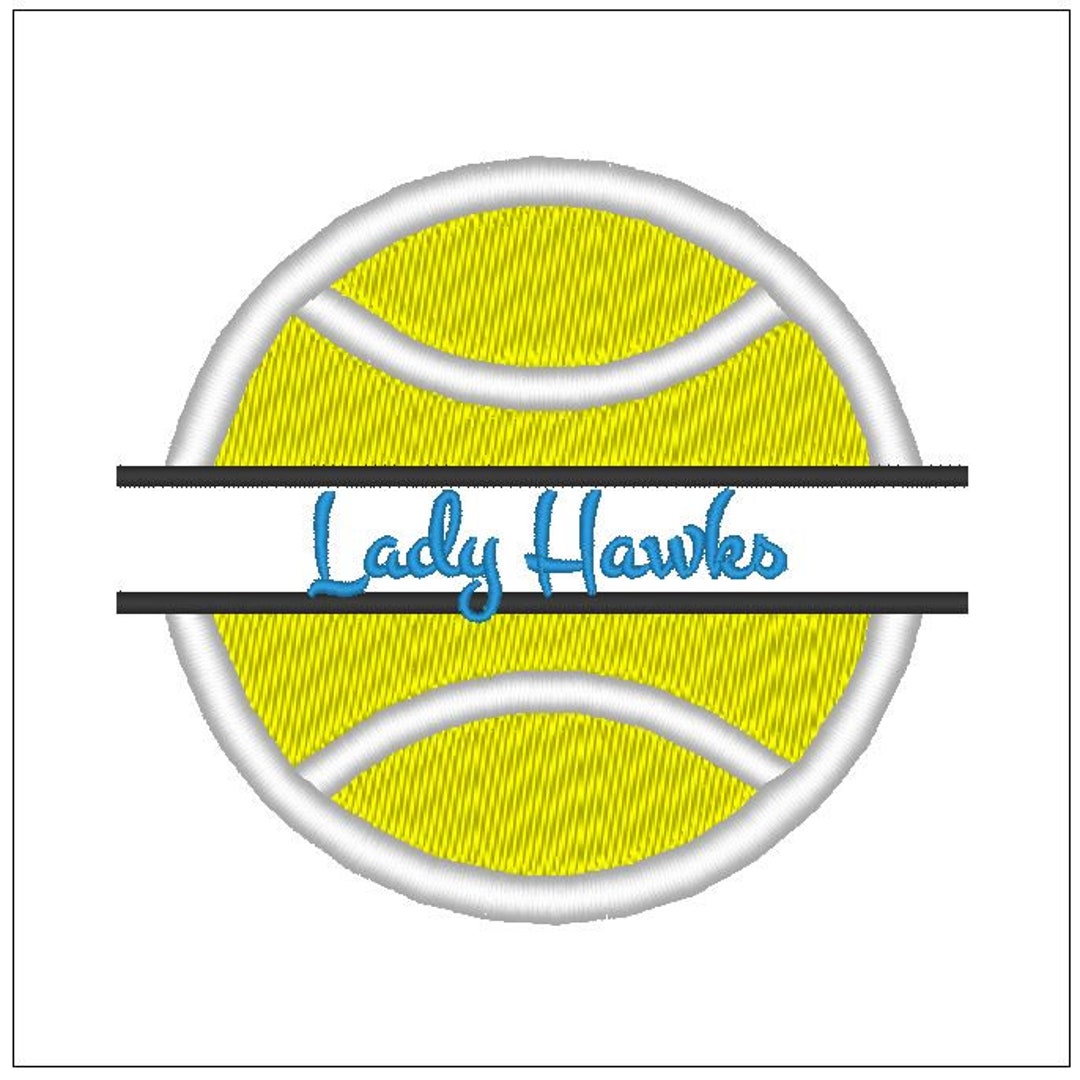 Tennis 4 Sports Patterns and Split Design Embroidery Pattern Download ...