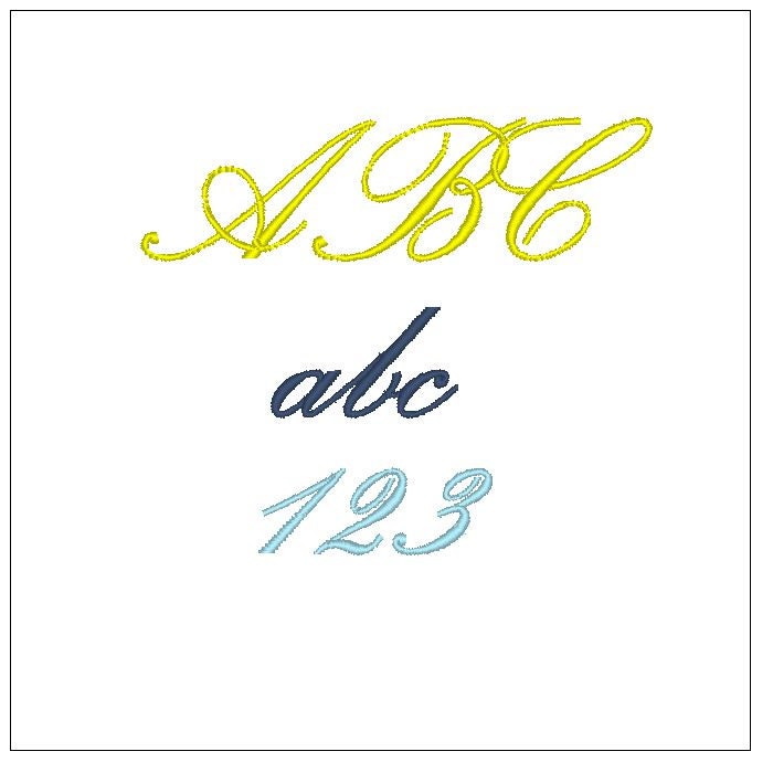 Palace Script BX PES and EXP Monogram Wedding Font 1 Inch | Etsy