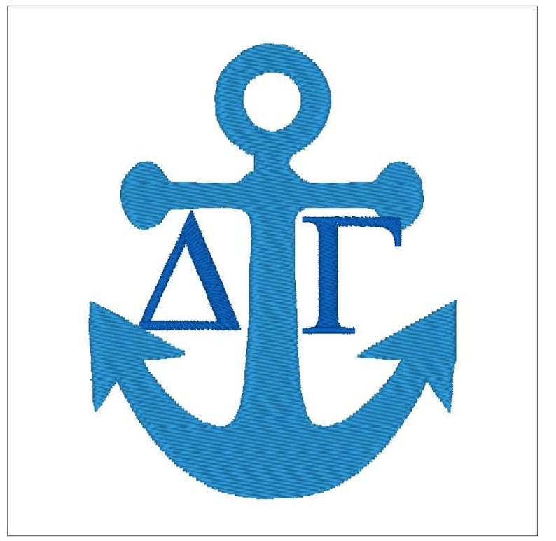 Greek Symbol Fraternity Sorority Font 1 Inch Embroidery - Etsy