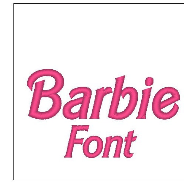 Barbie Font - Etsy