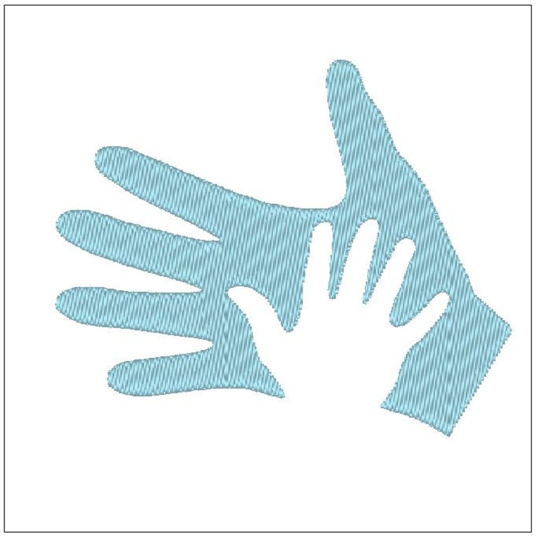 Holding Hands Embroidery Pattern and Applique for 4 Inch Download for ...