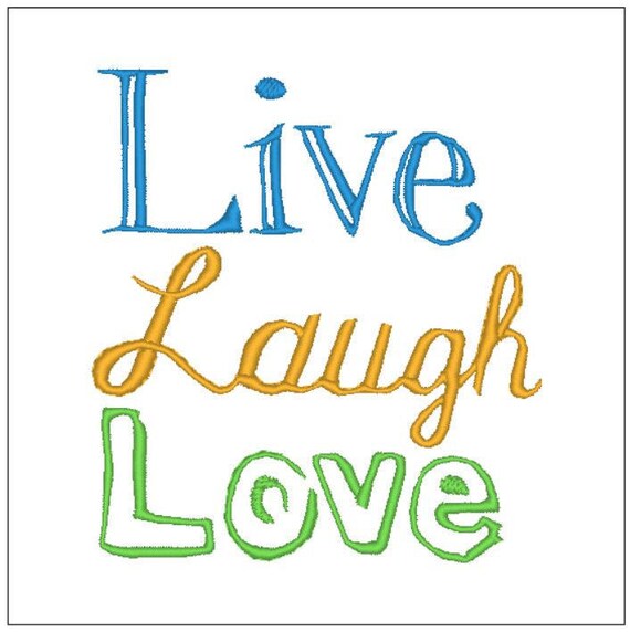Live Laugh Love Word Art