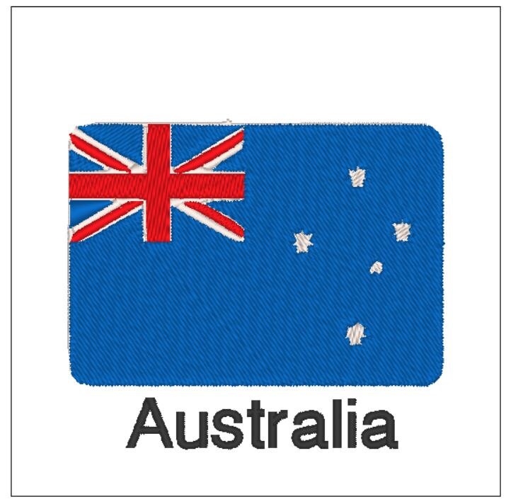 6 World Flag Patch Embroidery Pattern Download for Machine - Etsy