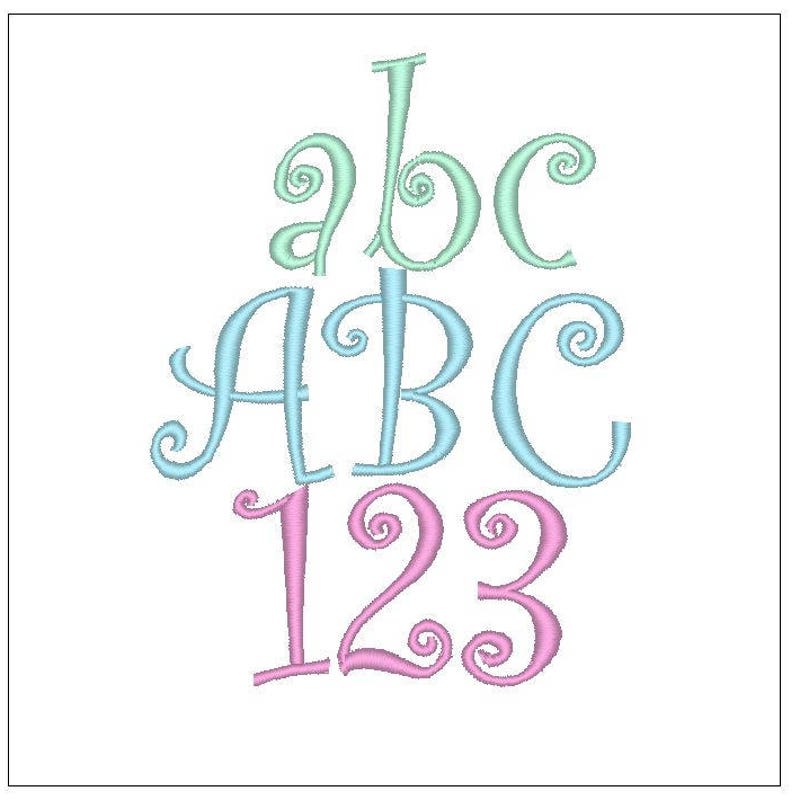 Curlz Monogram Font - Etsy