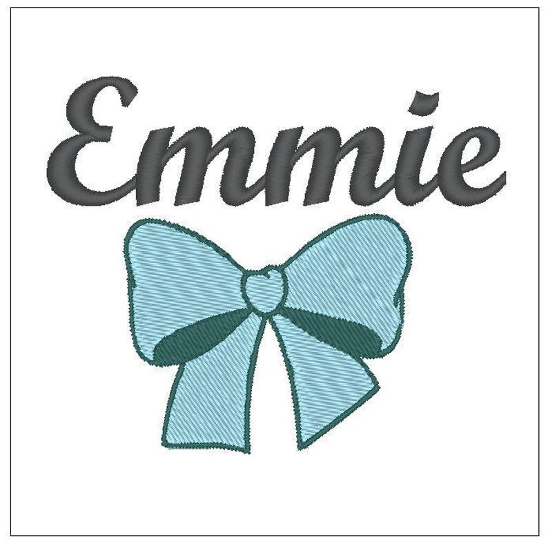 Script Bold font 1 inch embroidery pattern download for | Etsy