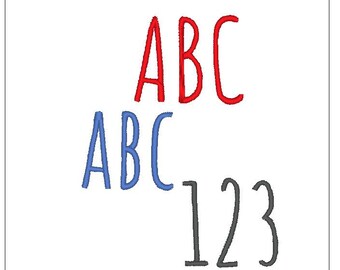 Farm Font Embroidery - Etsy