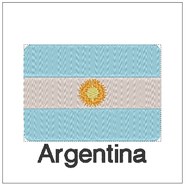 6 World Flag Patch Embroidery Pattern Download for Machine - Etsy