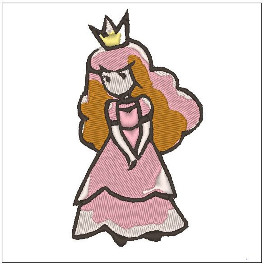 Fairy Tale Princess Embroidery Pattern 4 Inch Download for Machine ...