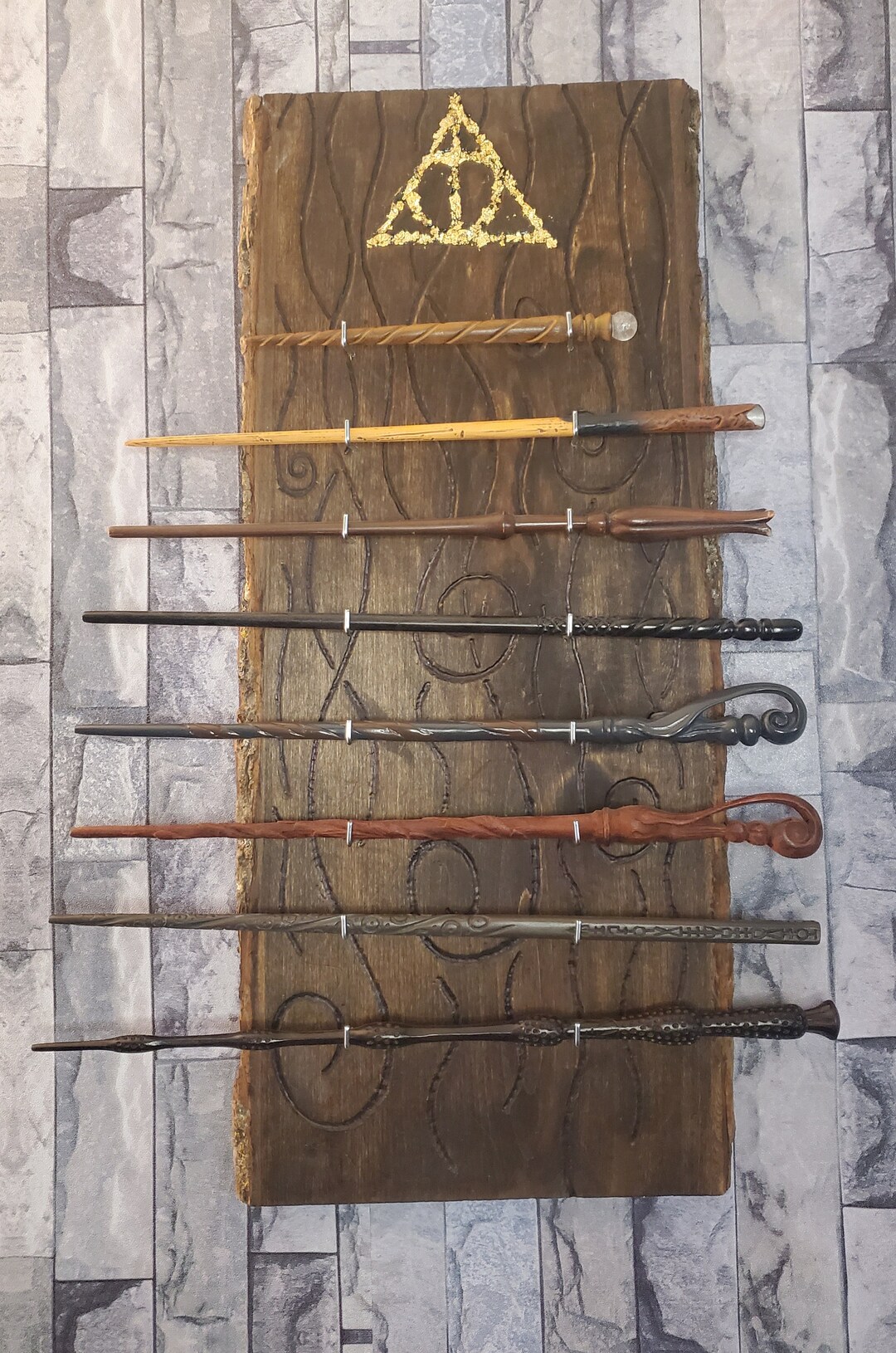 8 Wand Wall Rack Holder - Etsy
