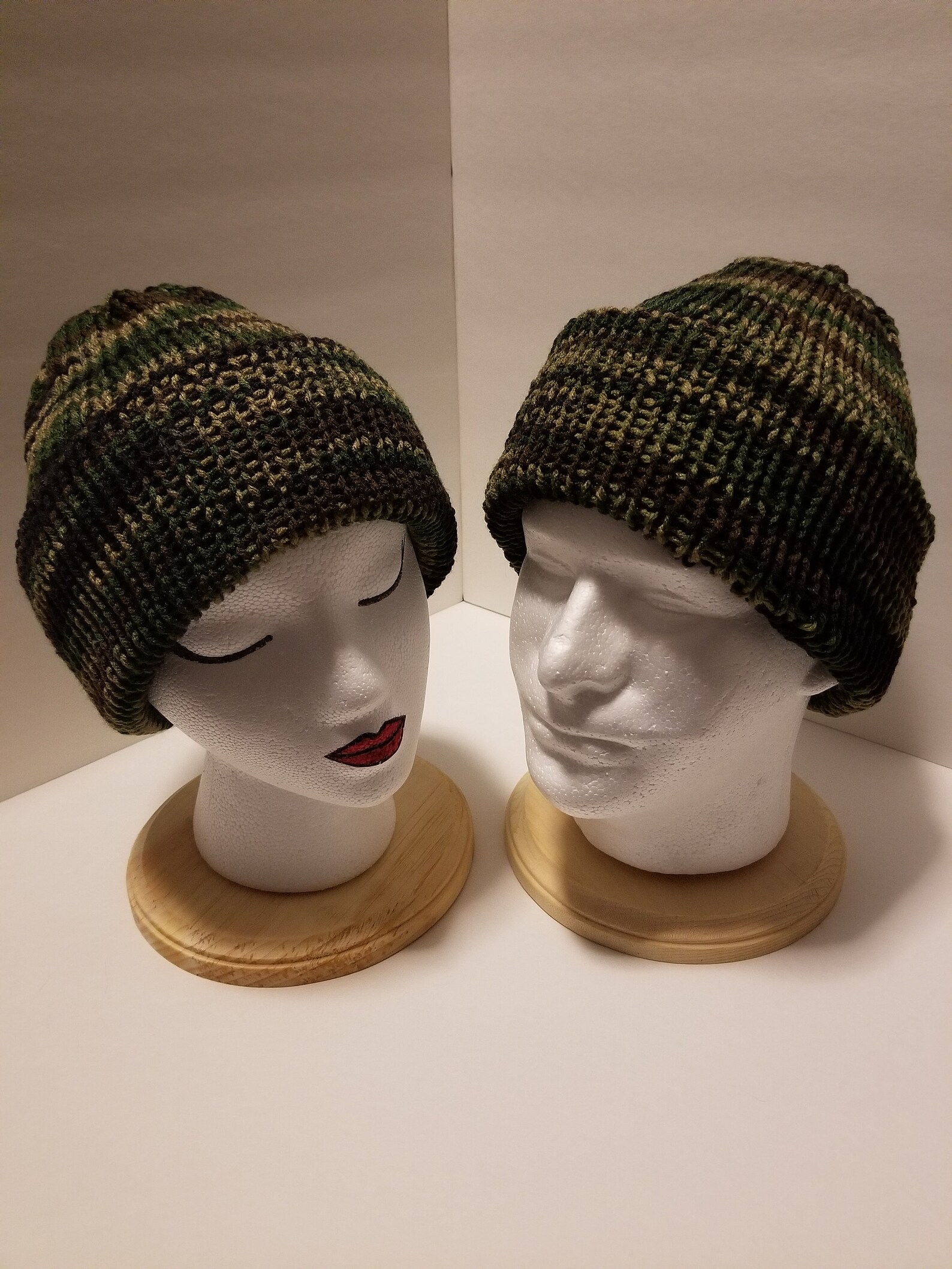 Camouflage Unisex Double Layered Beanie - Etsy