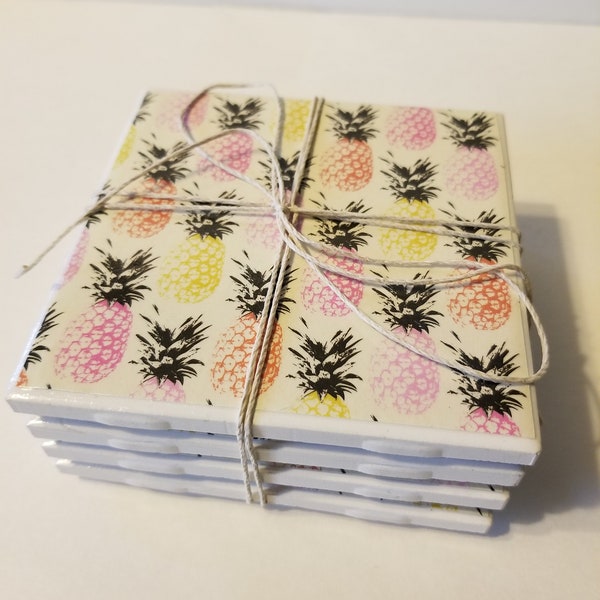 Crochet Patterns Pineapple Coaster - Etsy