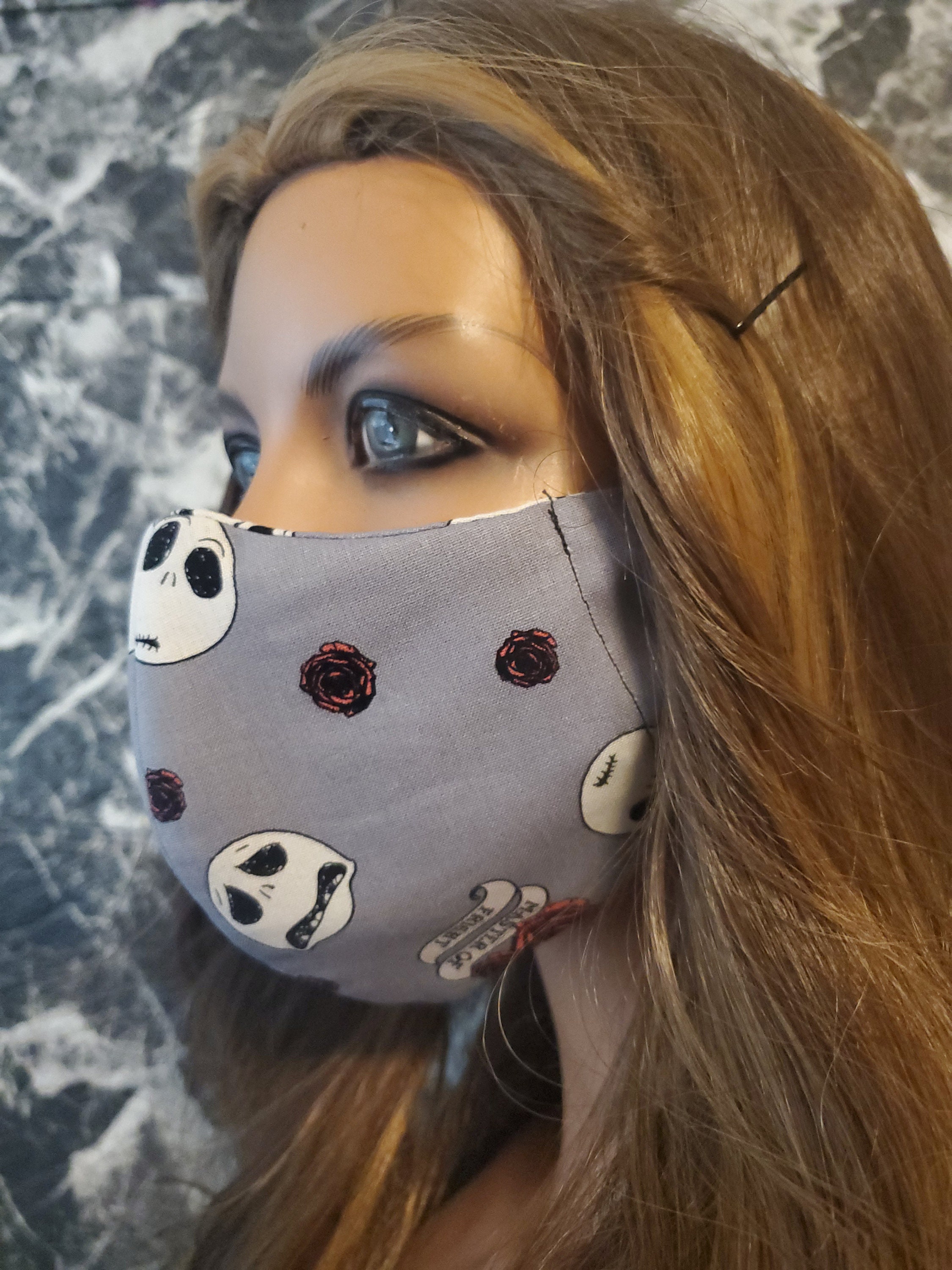 Nightmare Before Christmas Fask Mask - Etsy UK